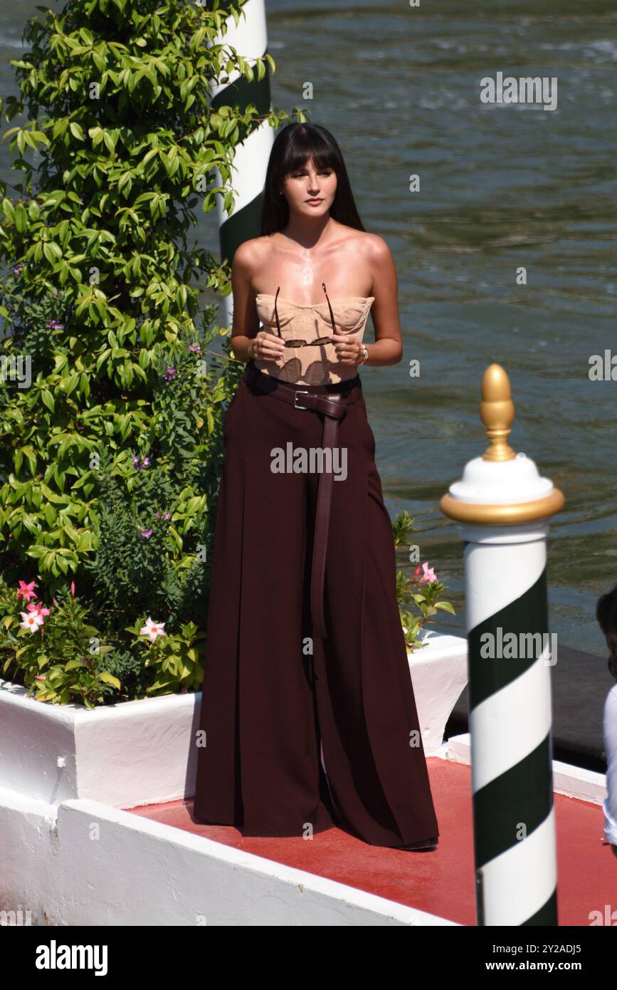 Venice Lido, Italy. 30th Aug, 2024. Paola Cossentino arrives at ...