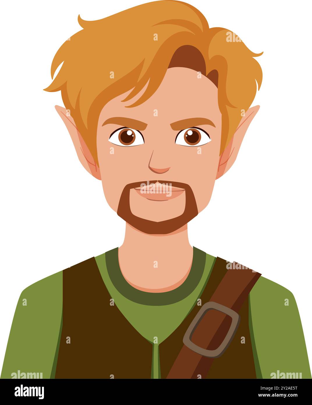 Illustration of a male elf with blonde hair Stock Vector Image & Art ...