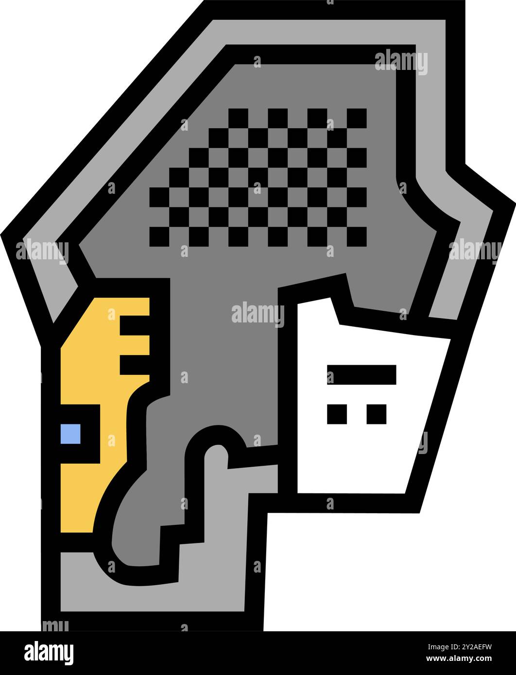 mining site plan color icon vector illustration Stock Vector Image ...