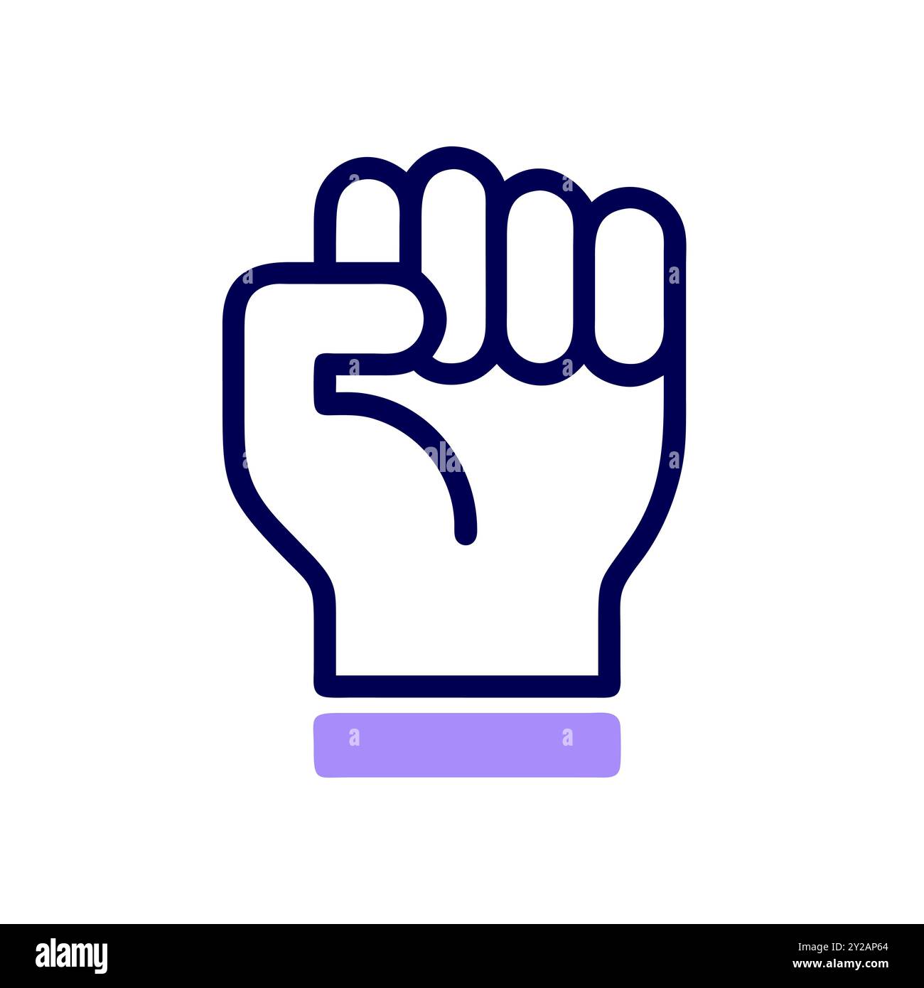 Protest fist. People protesting for human rights, equality anti ...