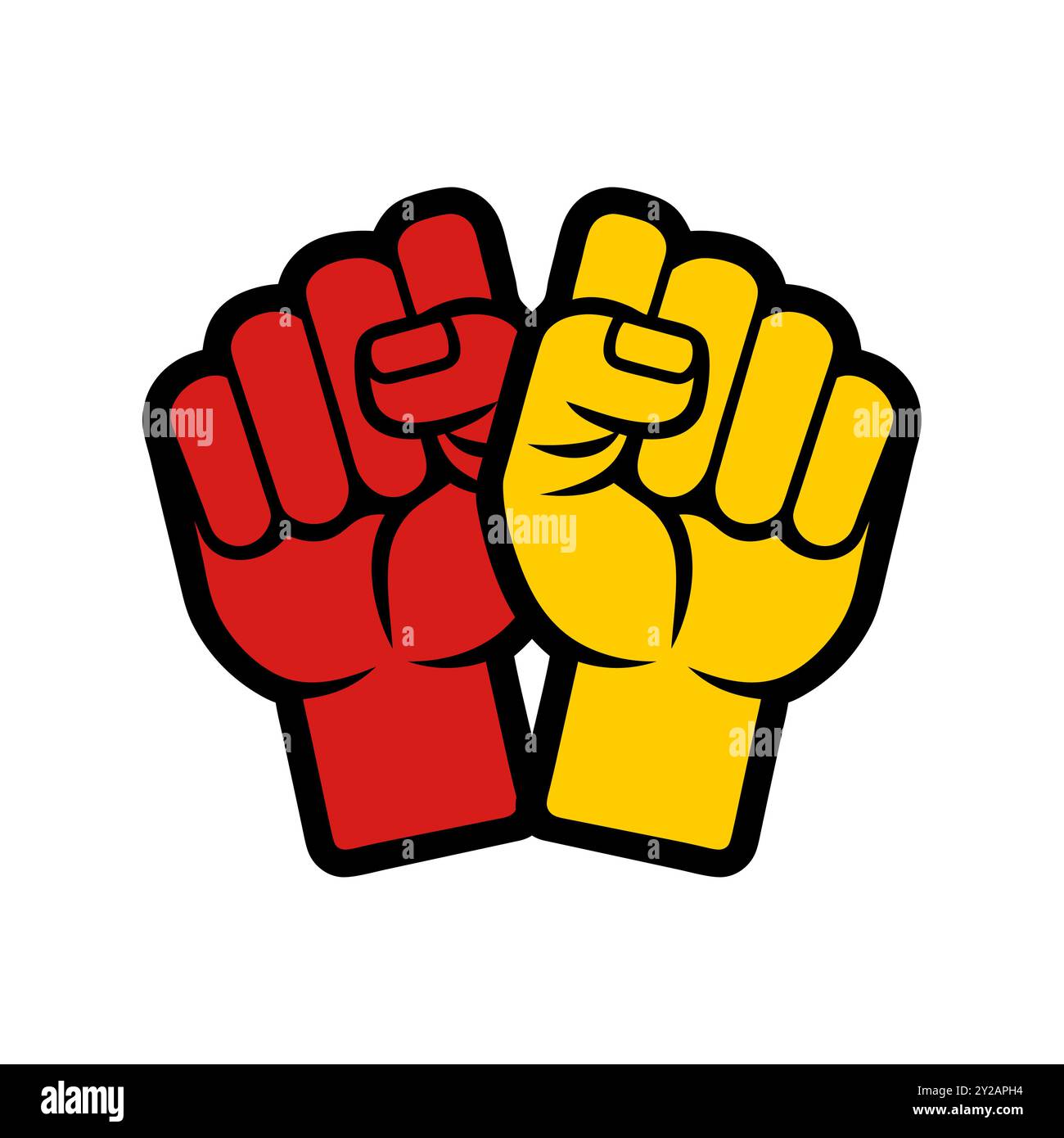 Protest fists. People protesting for human rights, equality anti ...
