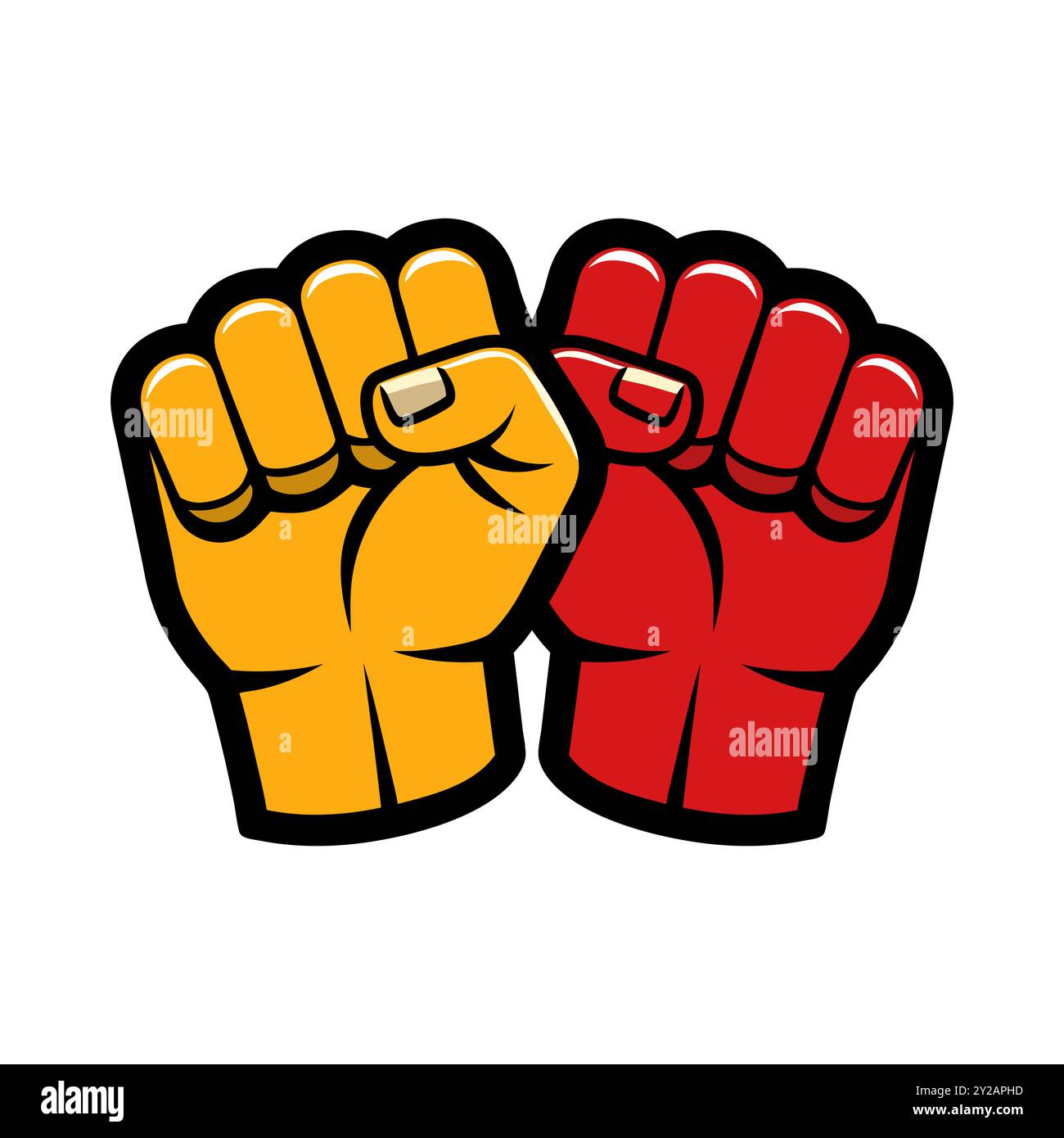Protest fists. People protesting for human rights, equality anti ...