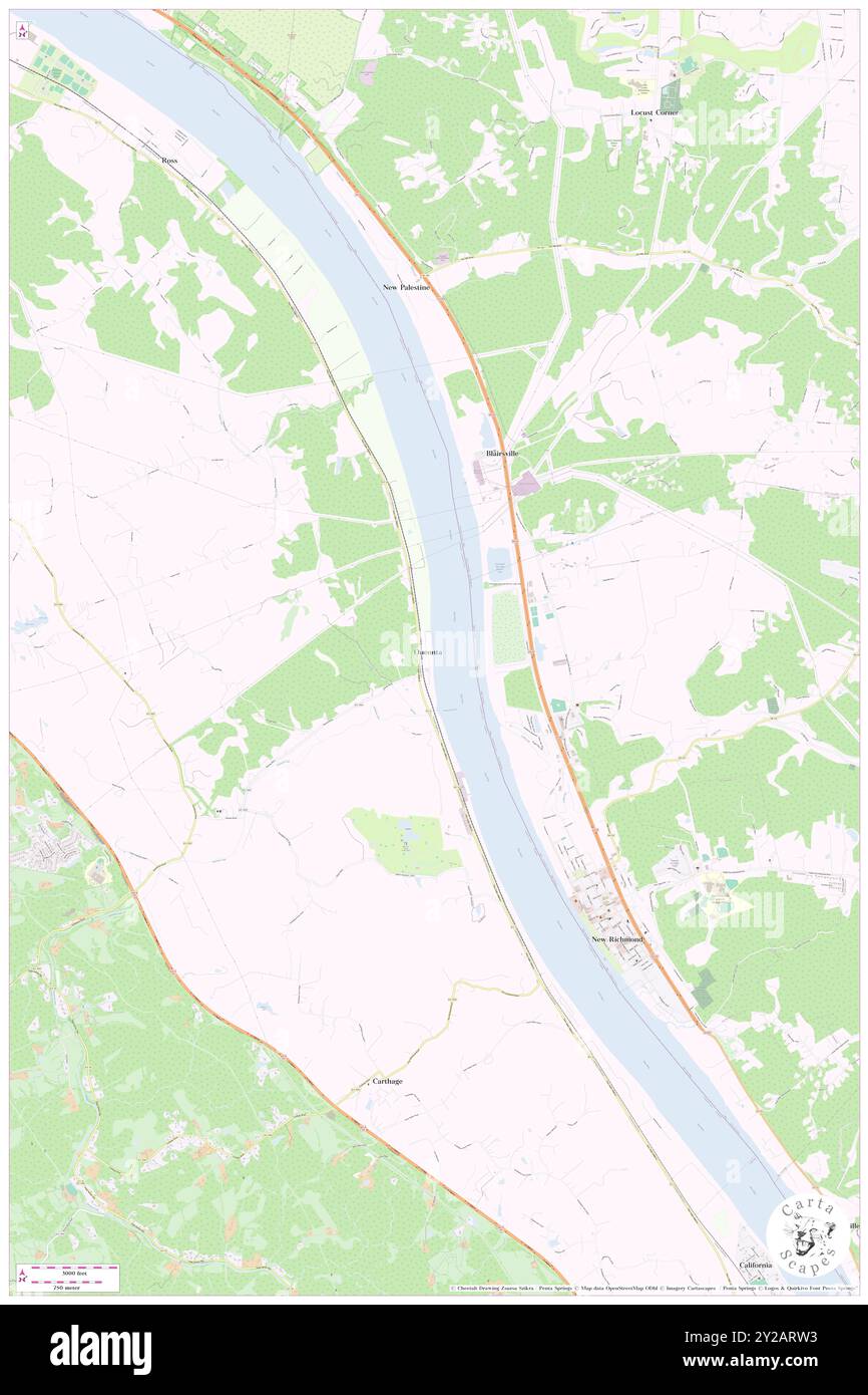 Oneonta, Campbell County, US, United States, Kentucky, N 38 58' 30'', S ...