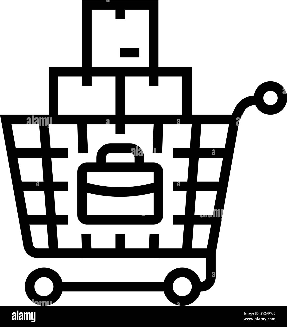 procurement business process line icon vector illustration Stock Vector ...