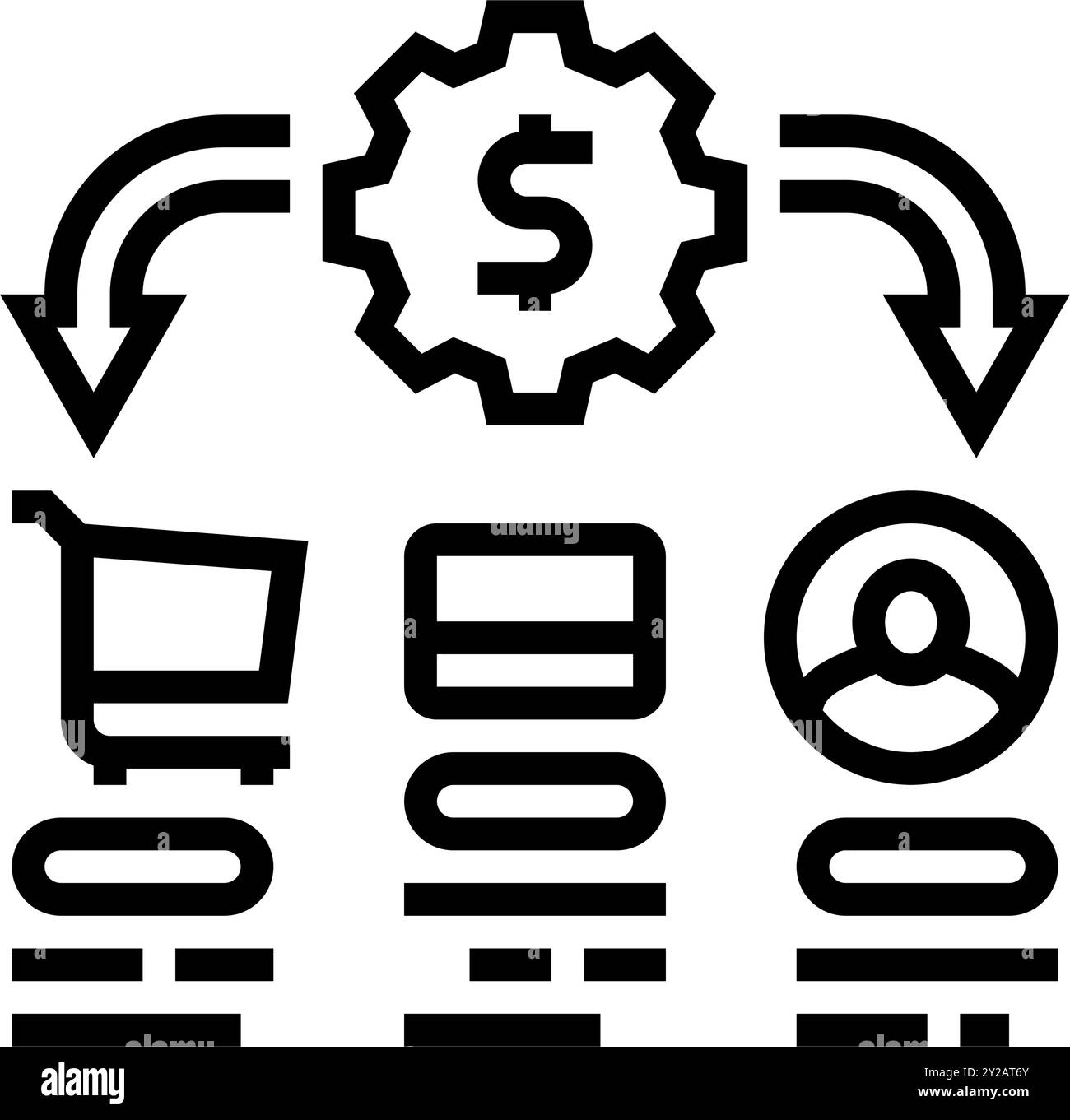 Sales process improvement Stock Vector Images - Alamy