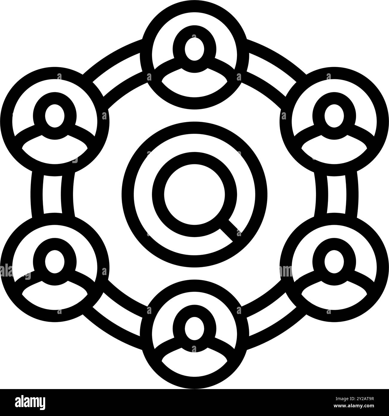 Lead generation icon vector Black and White Stock Photos & Images - Alamy