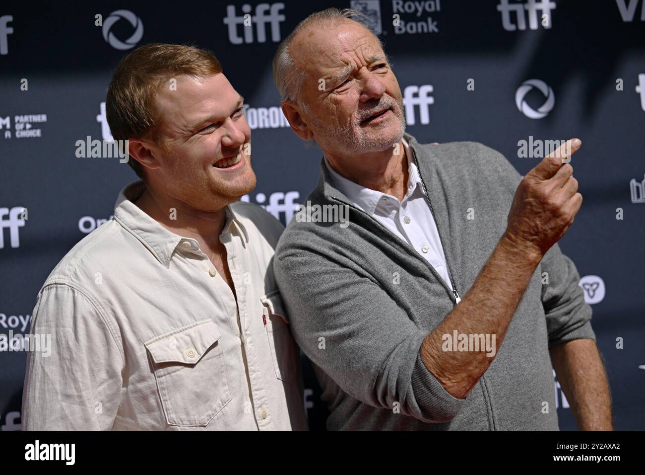 Toronto, Canada. 09th Sep, 2024. Bill Murray (R) and Adam Paulsen ...