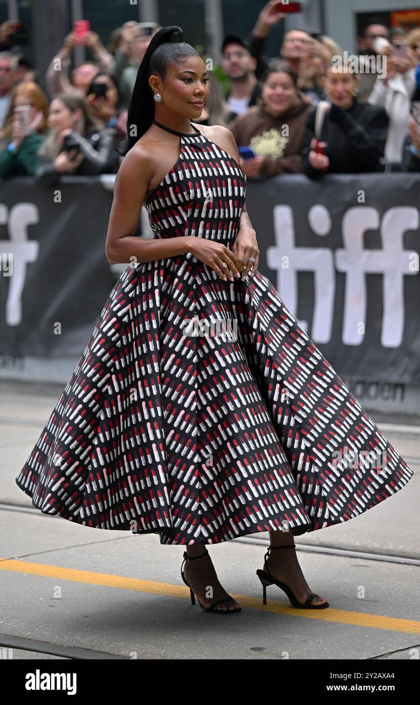 Toronto, Canada. 09th Sep, 2024. Gabrielle Union attends the premiere ...
