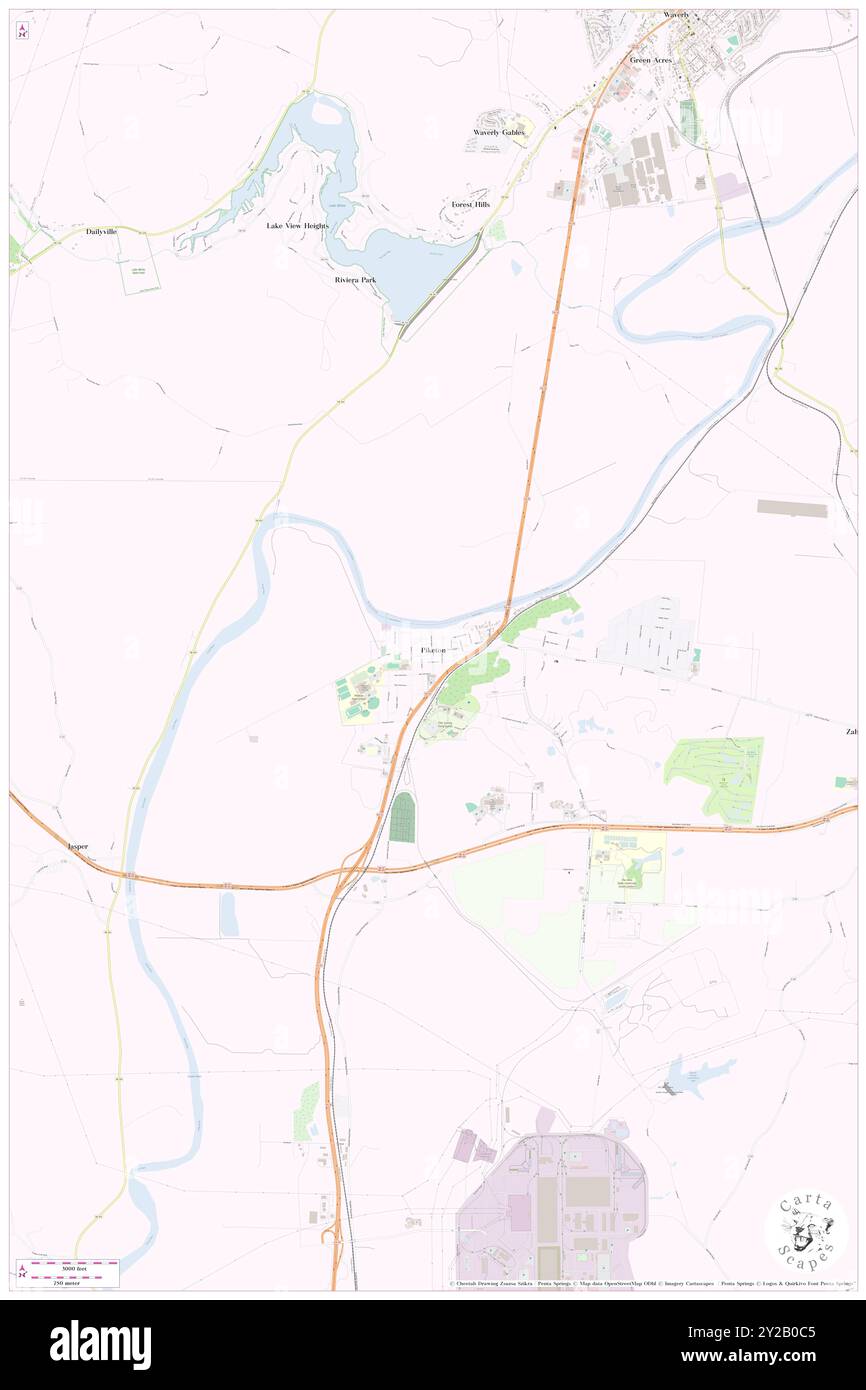 Piketon map Cut Out Stock Images & Pictures - Alamy