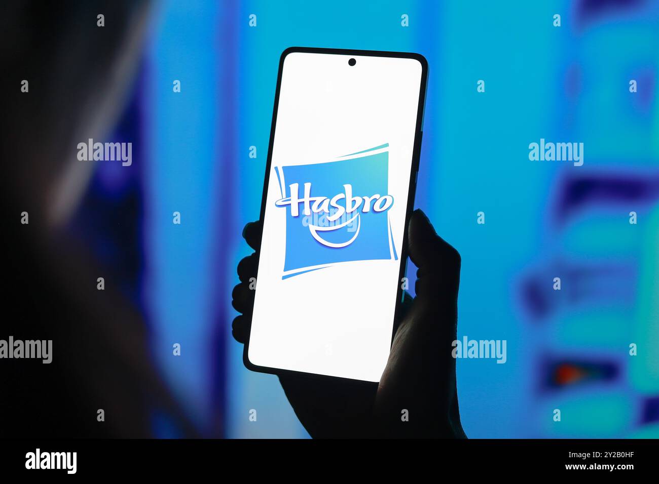 Paraguay. 09th Sep, 2024. In this photo illustration, the Hasbro, Inc ...