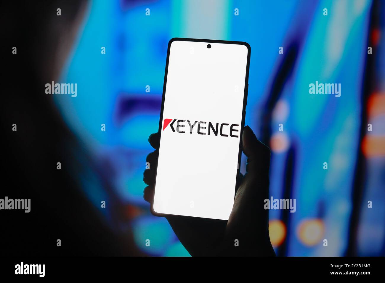 Keyence logo hi-res stock photography and images - Alamy