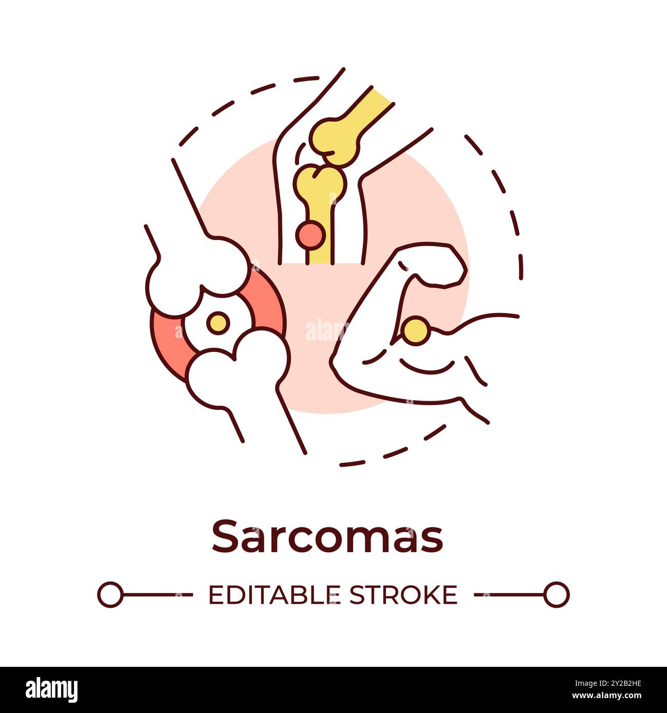 Sarcoma multi color concept icon Stock Vector Image & Art - Alamy