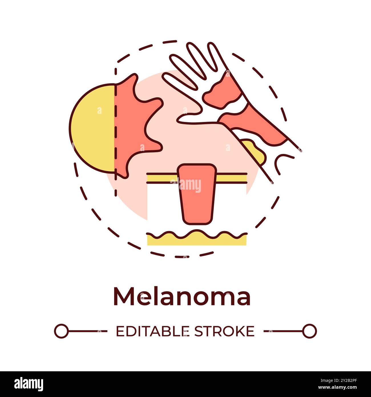 Melanoma cells Stock Vector Images - Alamy