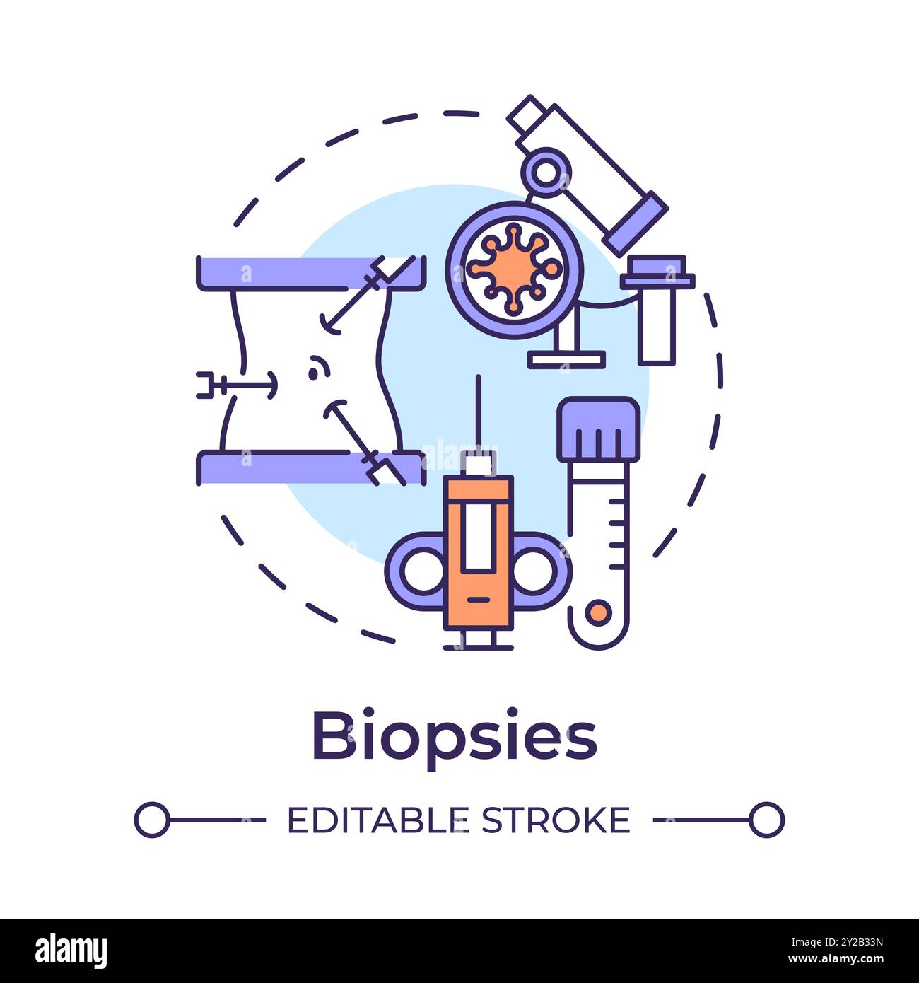 Biopsy sample Stock Vector Images - Alamy