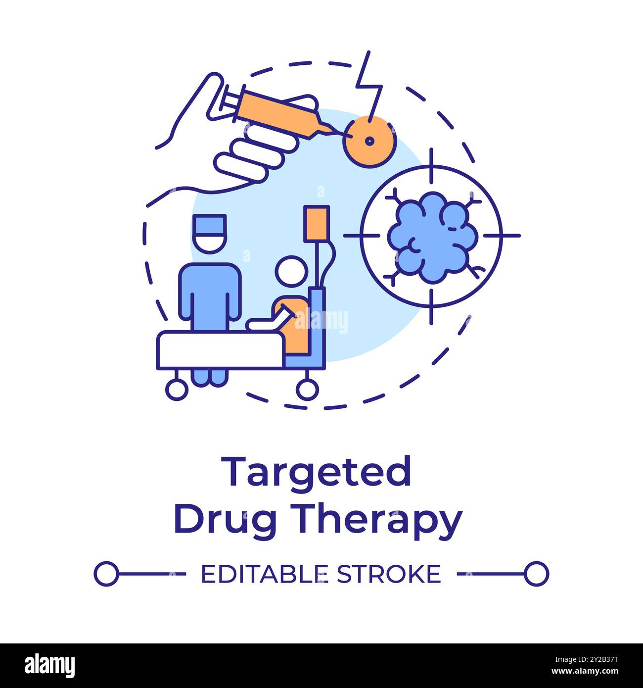 Targeted therapy Stock Vector Images - Alamy