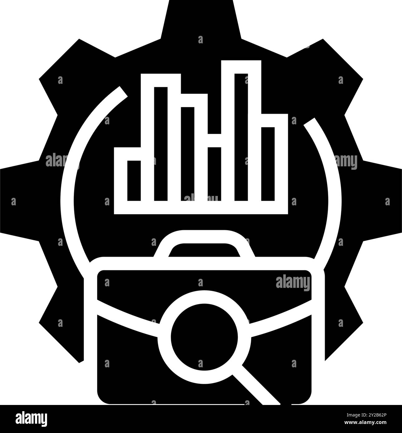 organizational development business process glyph icon vector ...