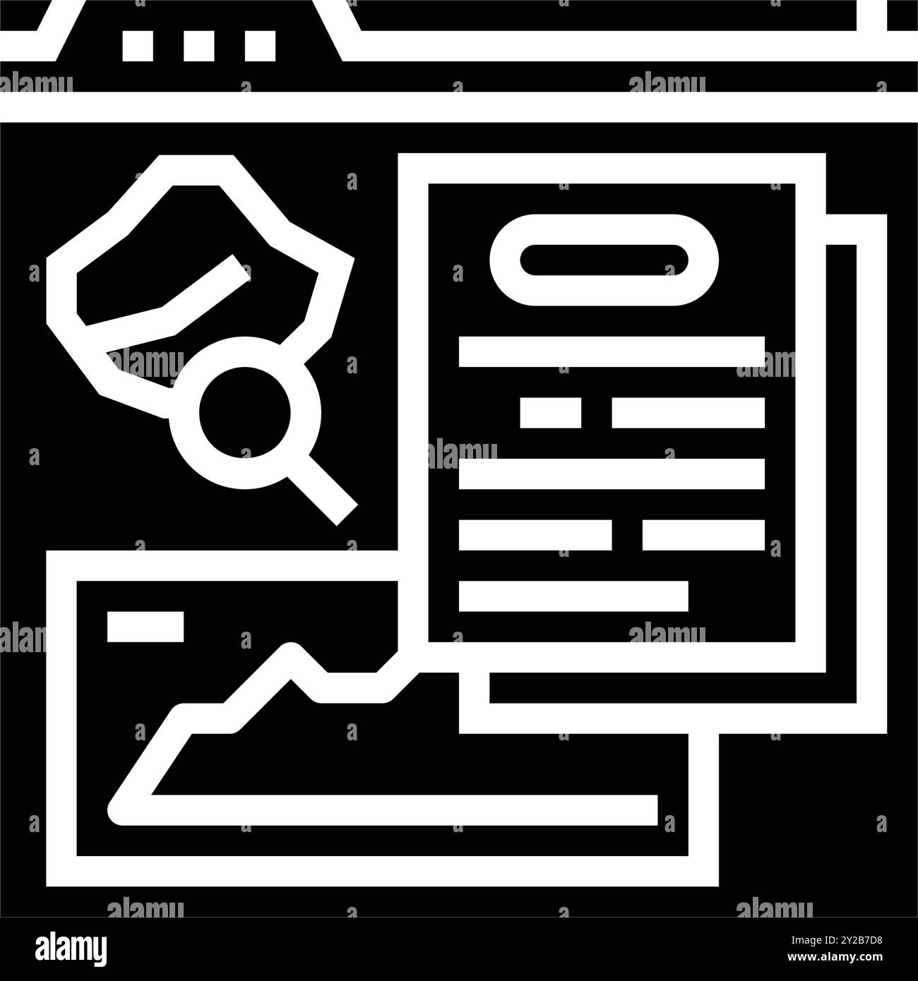 resource assessment mining glyph icon vector illustration Stock Vector ...