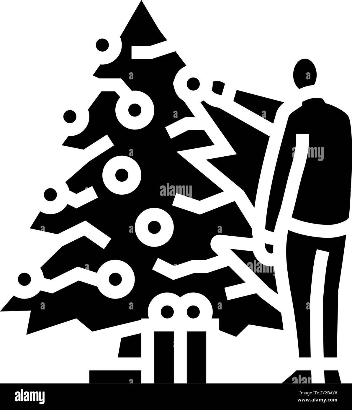 Christmas fireplace cabin Black and White Stock Photos & Images - Alamy