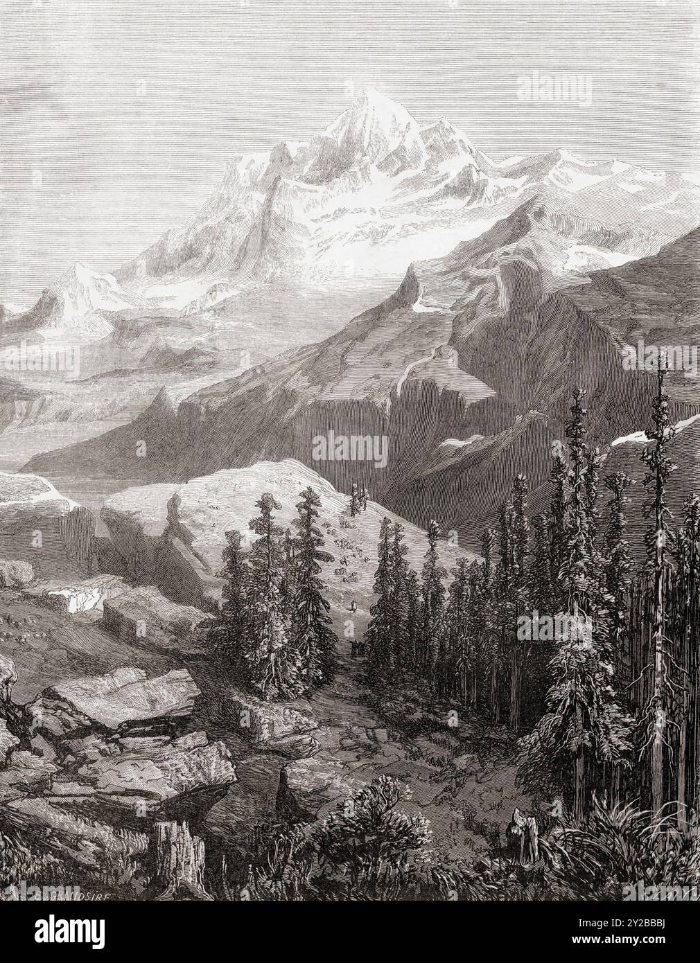 Gaurishankar, aka Gauri Sankar or Gauri Shankar, Nepal, Himalayas ...