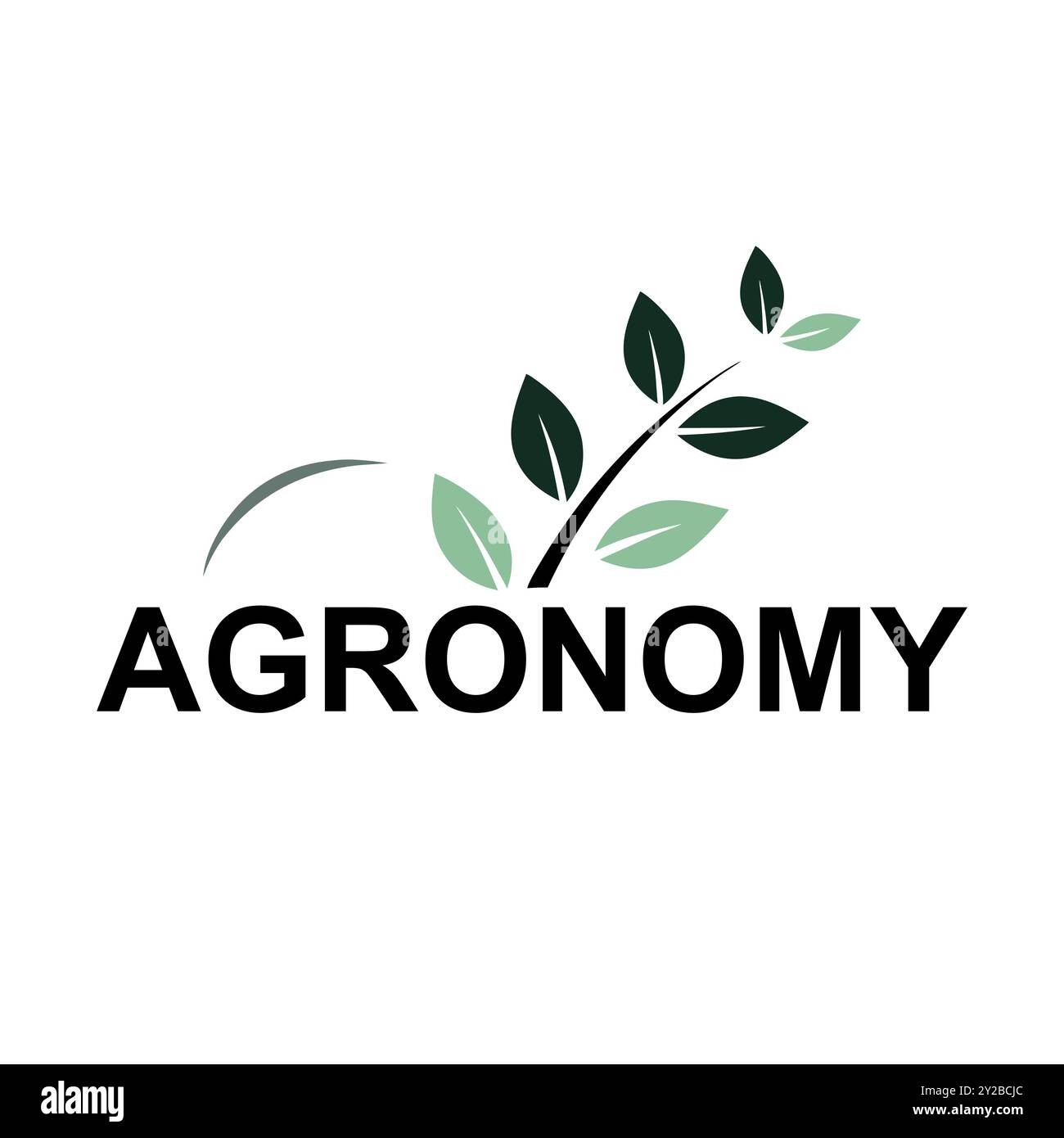 Agronomy logo icon. Agriculture logo design. Agronomy logo with plants ...