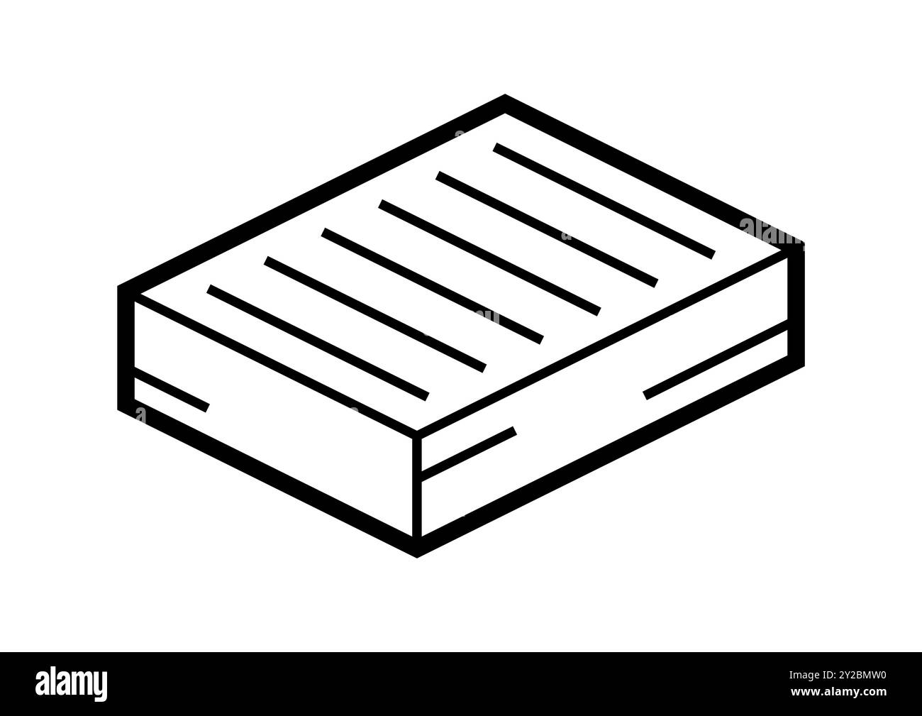 Stack of paper icon in isometry. Image for website, app, logo, UI ...