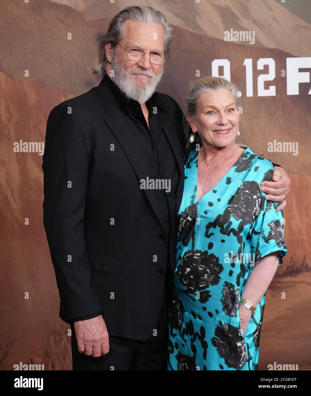 Los Angeles, USA. 09th Sep, 2024. (L-R) Jeff Bridges and Susan Geston ...
