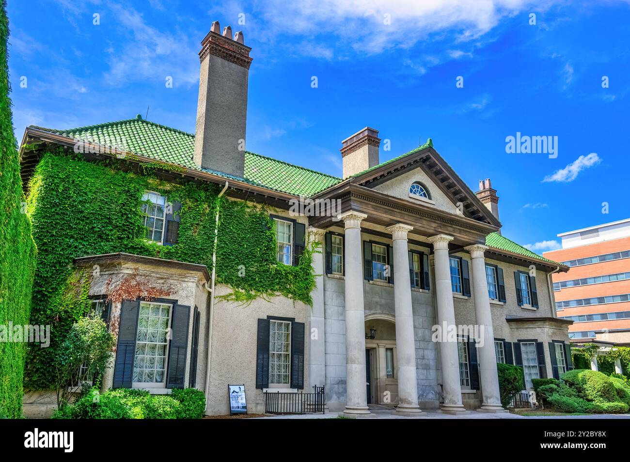 Facade of Parkwood Estate, a National Historic Site of Canada and a ...