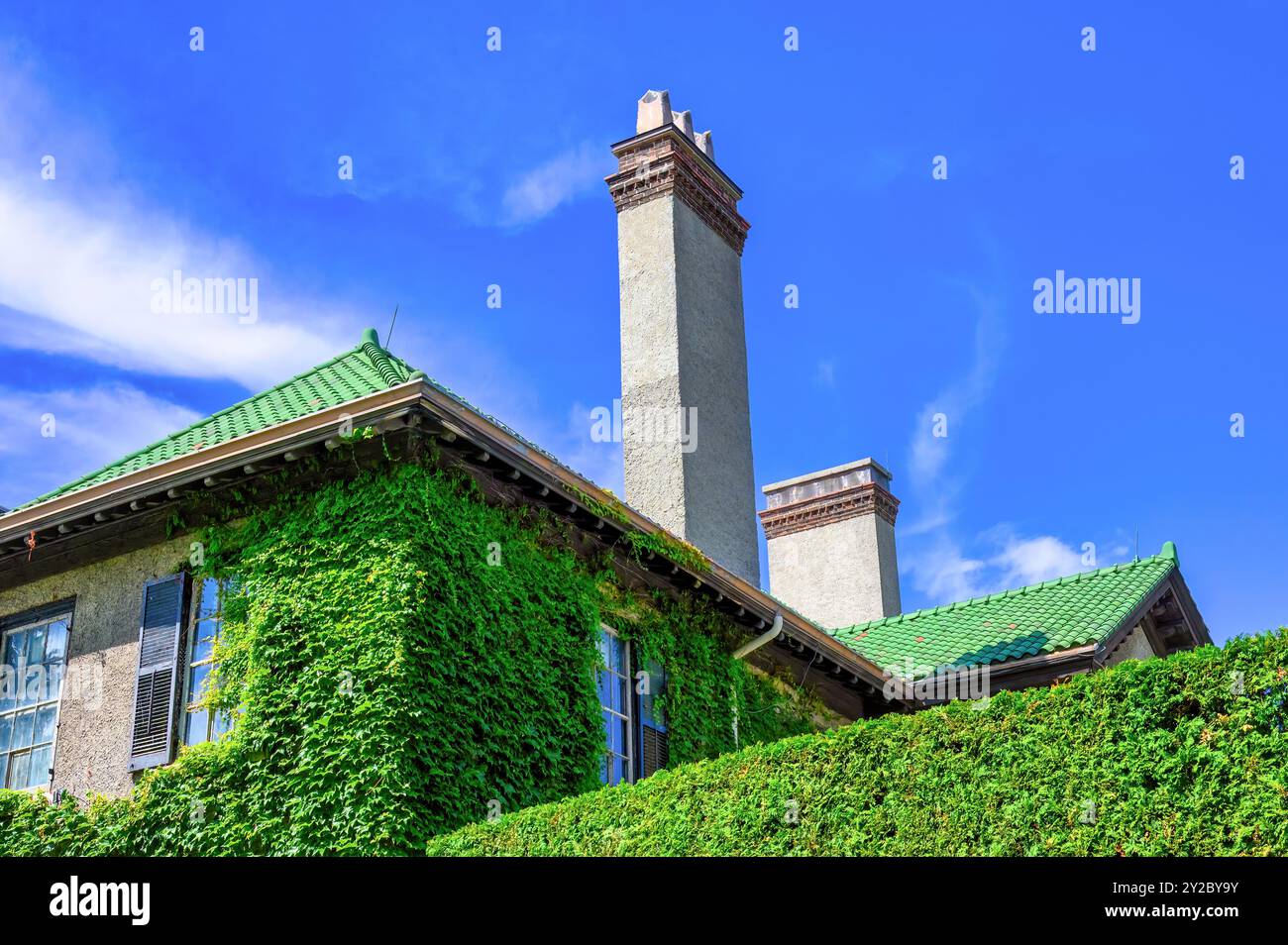 Architectural feature of Parkwood Estate, a National Historic Site of ...