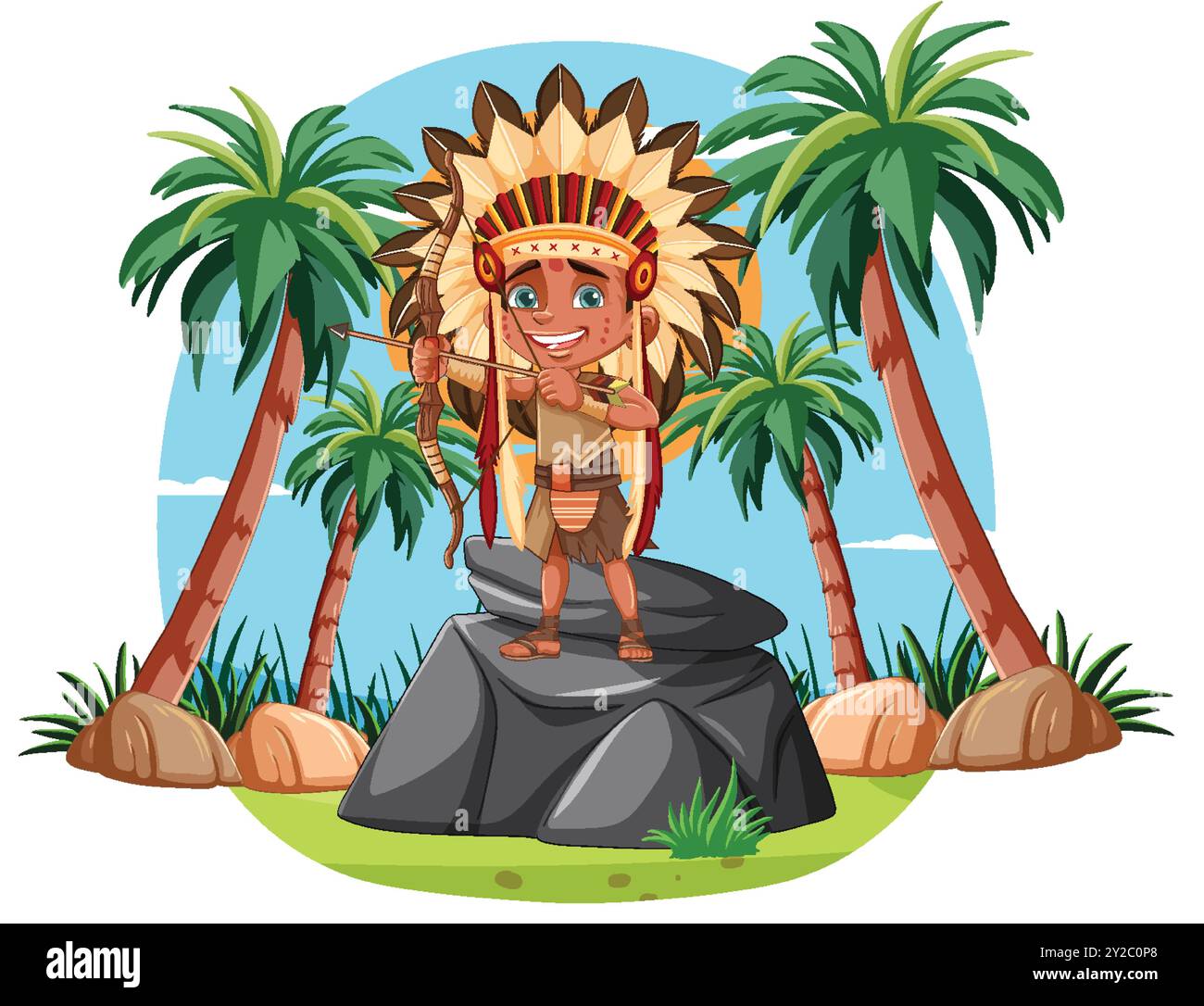 American landscape tradition Stock Vector Images - Alamy