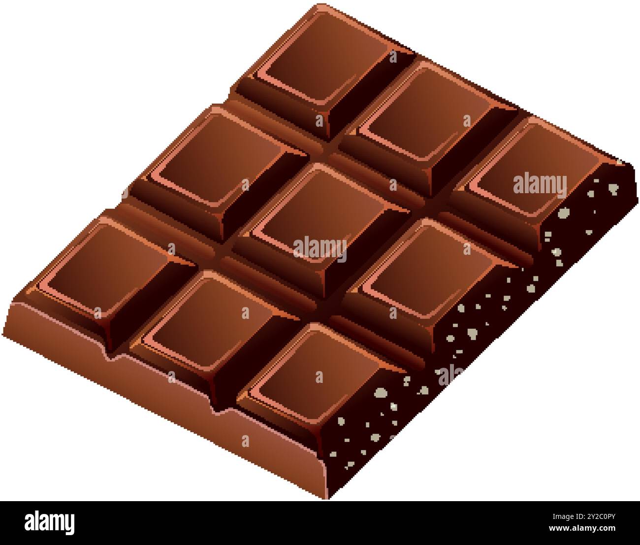 Vector image of a chocolate bar Stock Vector Image & Art - Alamy