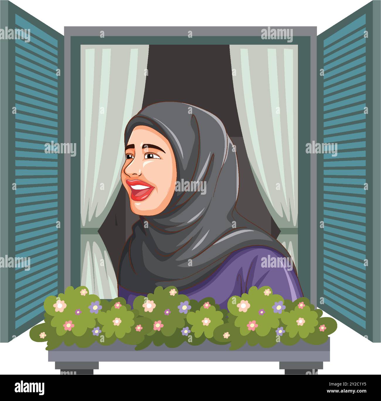 Natural light through window Cut Out Stock Images & Pictures - Alamy