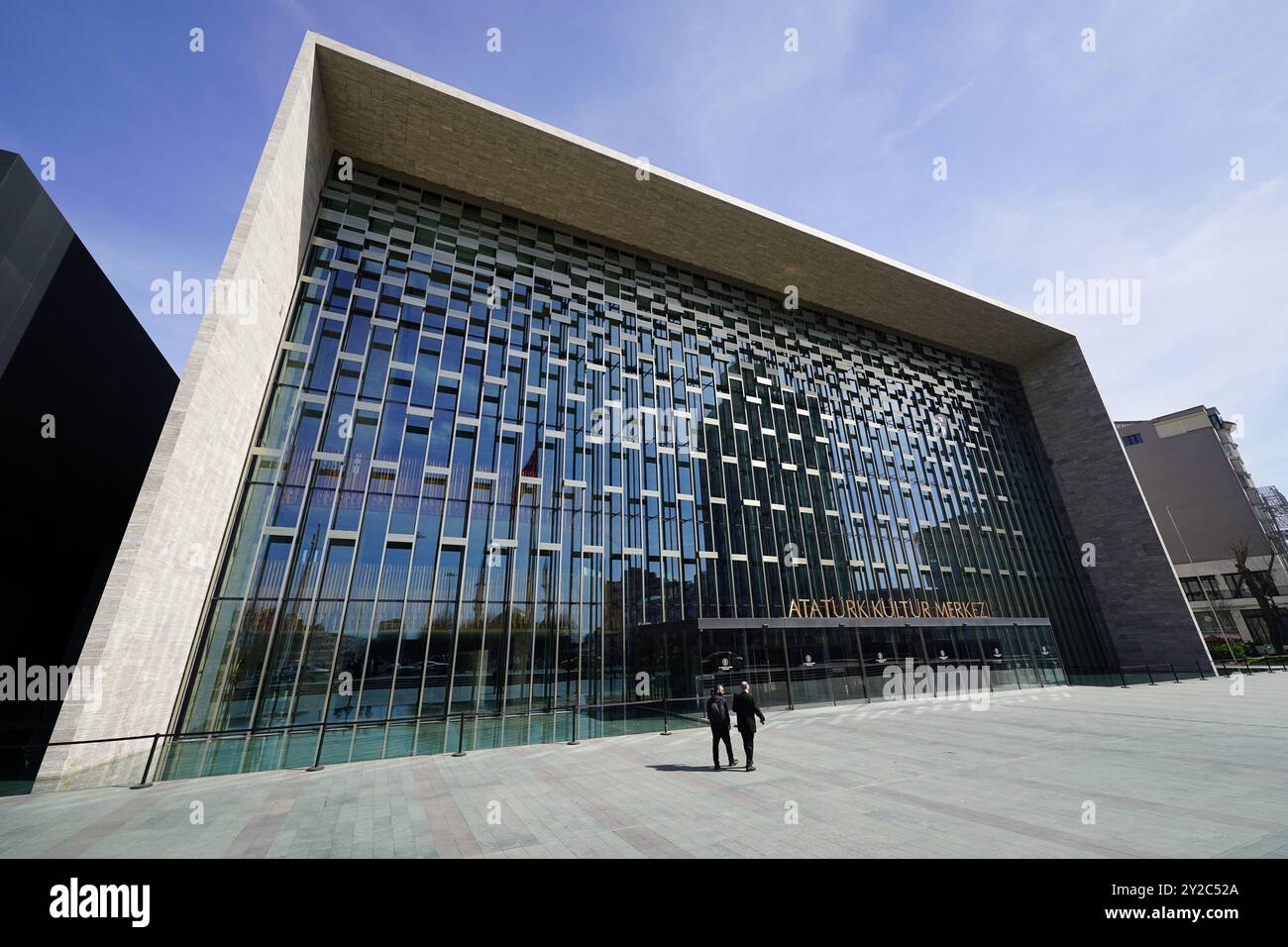 ISTANBUL, TURKIYE - MARCH 31, 2024: Ataturk Cultural Centre in Taksim ...