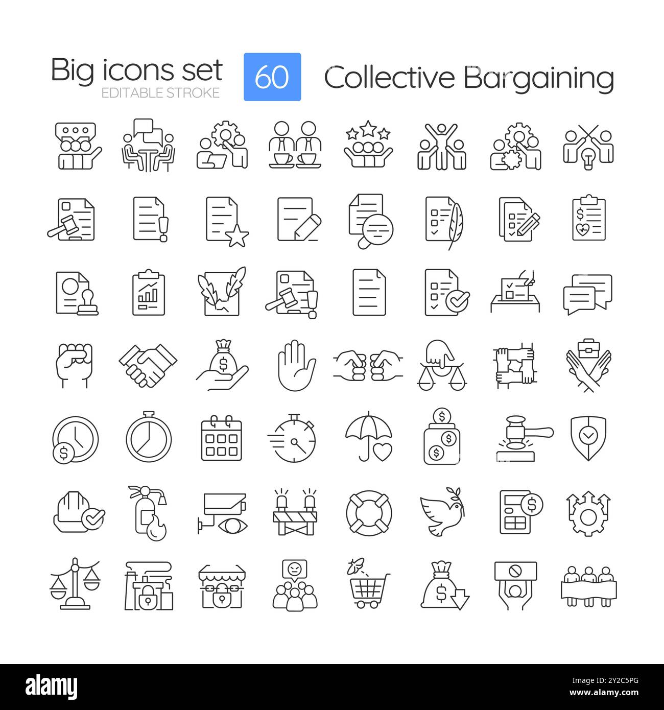 Collective bargaining agreements hi-res stock photography and images ...