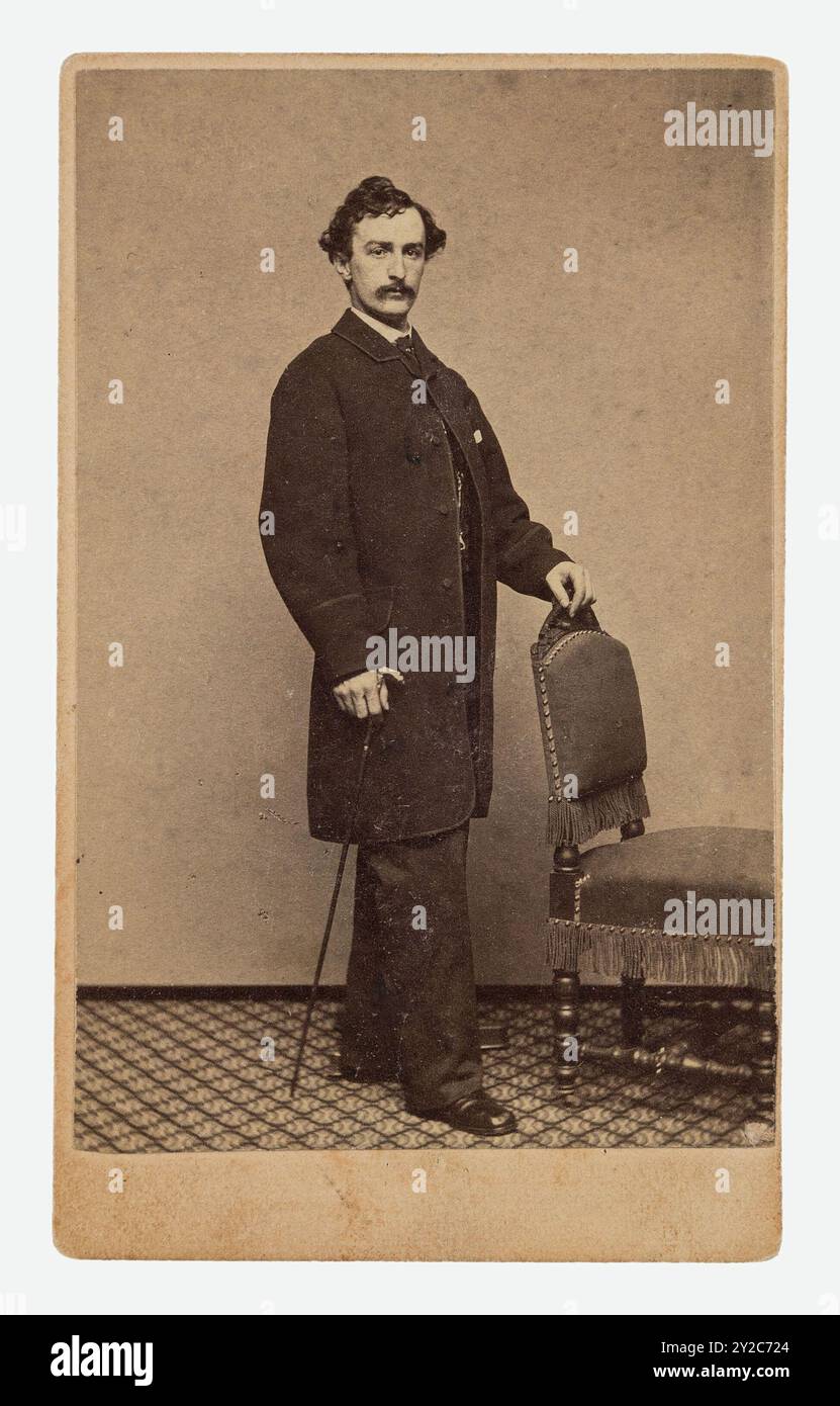John Wilkes Booth (The man who shot Abraham Lincoln) cabinet card ...