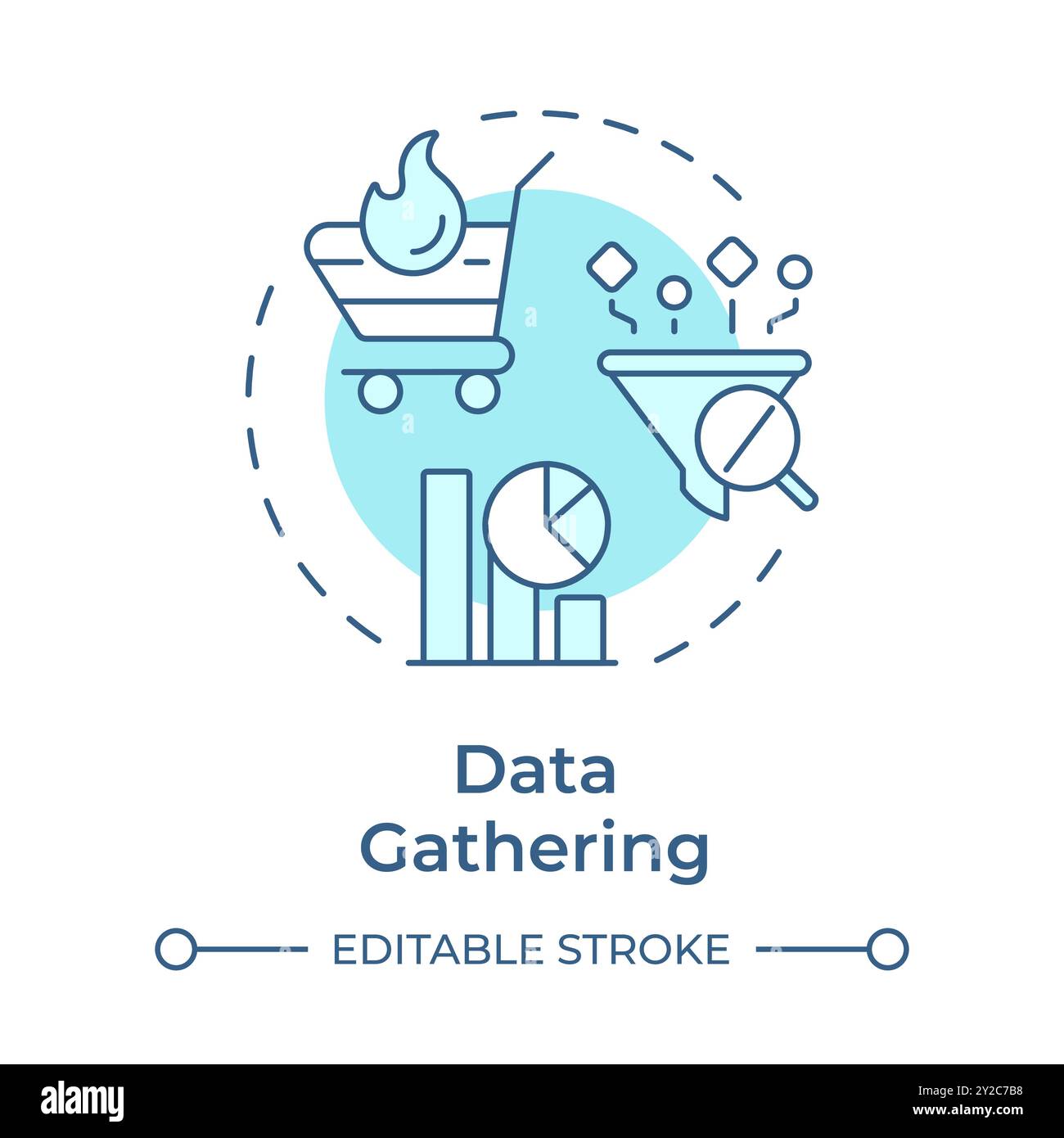 Transparent data collection blue Stock Vector Images - Alamy