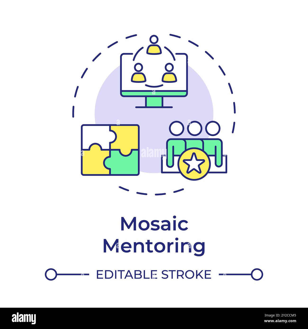 Mentoring professional Stock Vector Images - Alamy