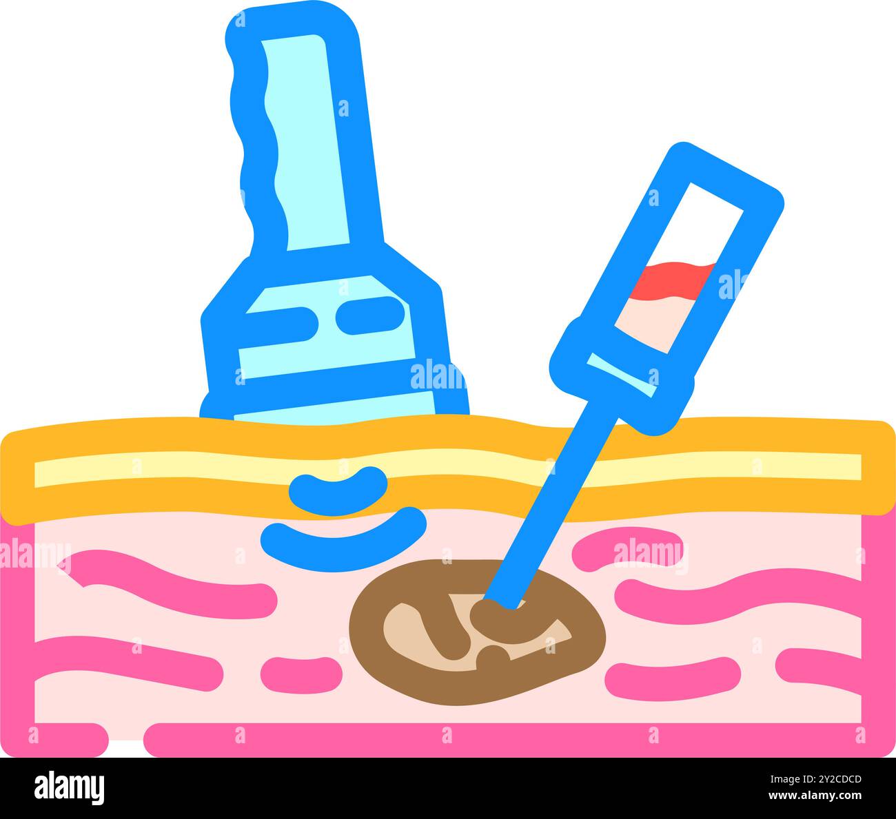 biopsy surgery color icon vector illustration Stock Vector Image & Art - Alamy