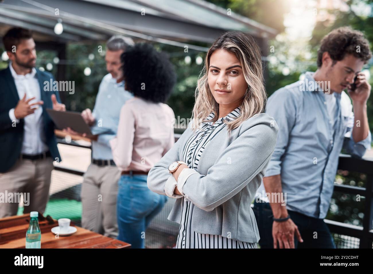 Female event planner dinner hi-res stock photography and images - Alamy