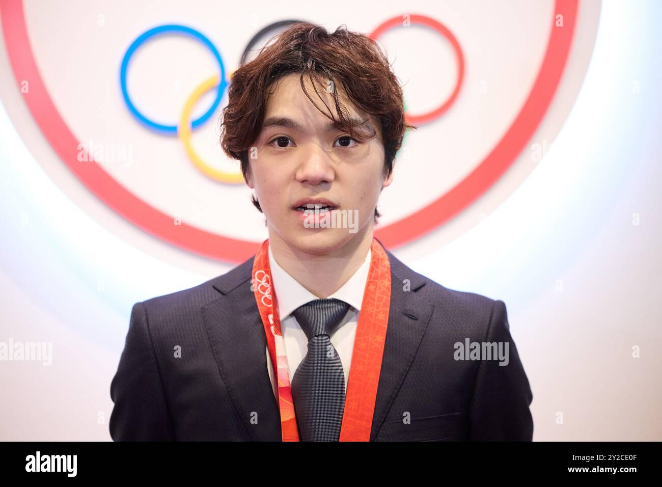 Shoma Uno (JPN), SEPTEMBER 10, 2024 : Shoma Uno attends the medal ...