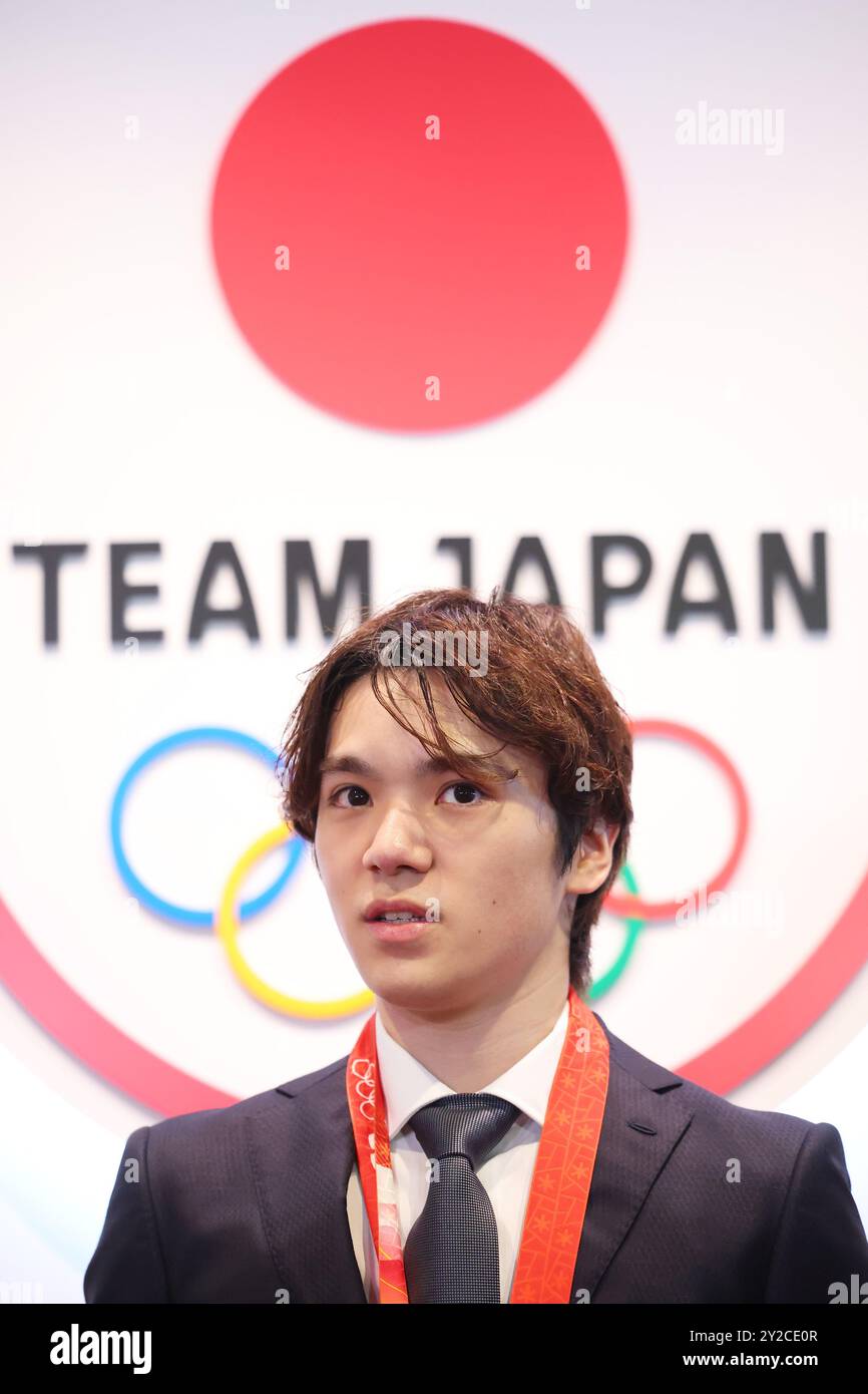 Shoma Uno (JPN), SEPTEMBER 10, 2024 : Shoma Uno attends the medal ...