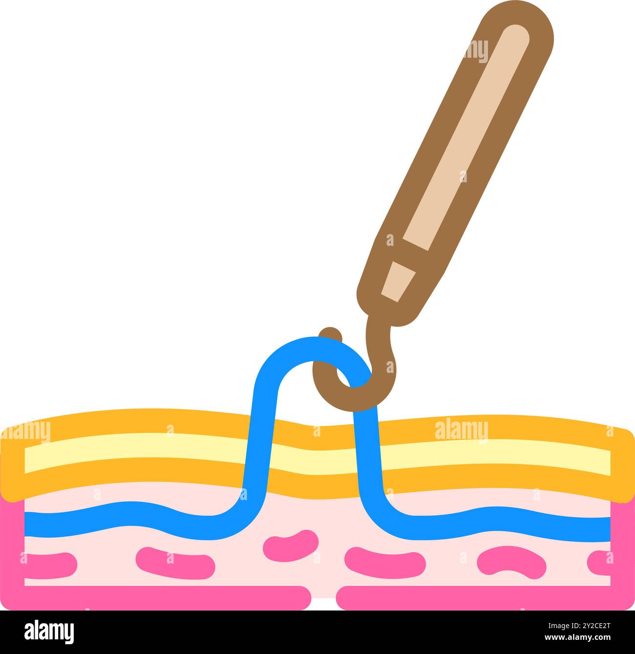 phlebectomy surgery color icon vector illustration Stock Vector Image ...