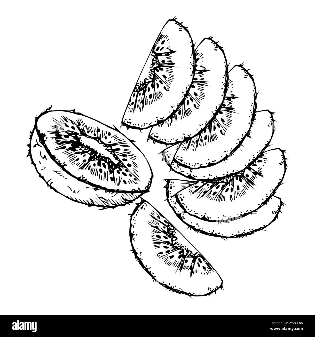 Kiwi exotic fruit for diet and healthy lifestyle, salad vegan raw ...