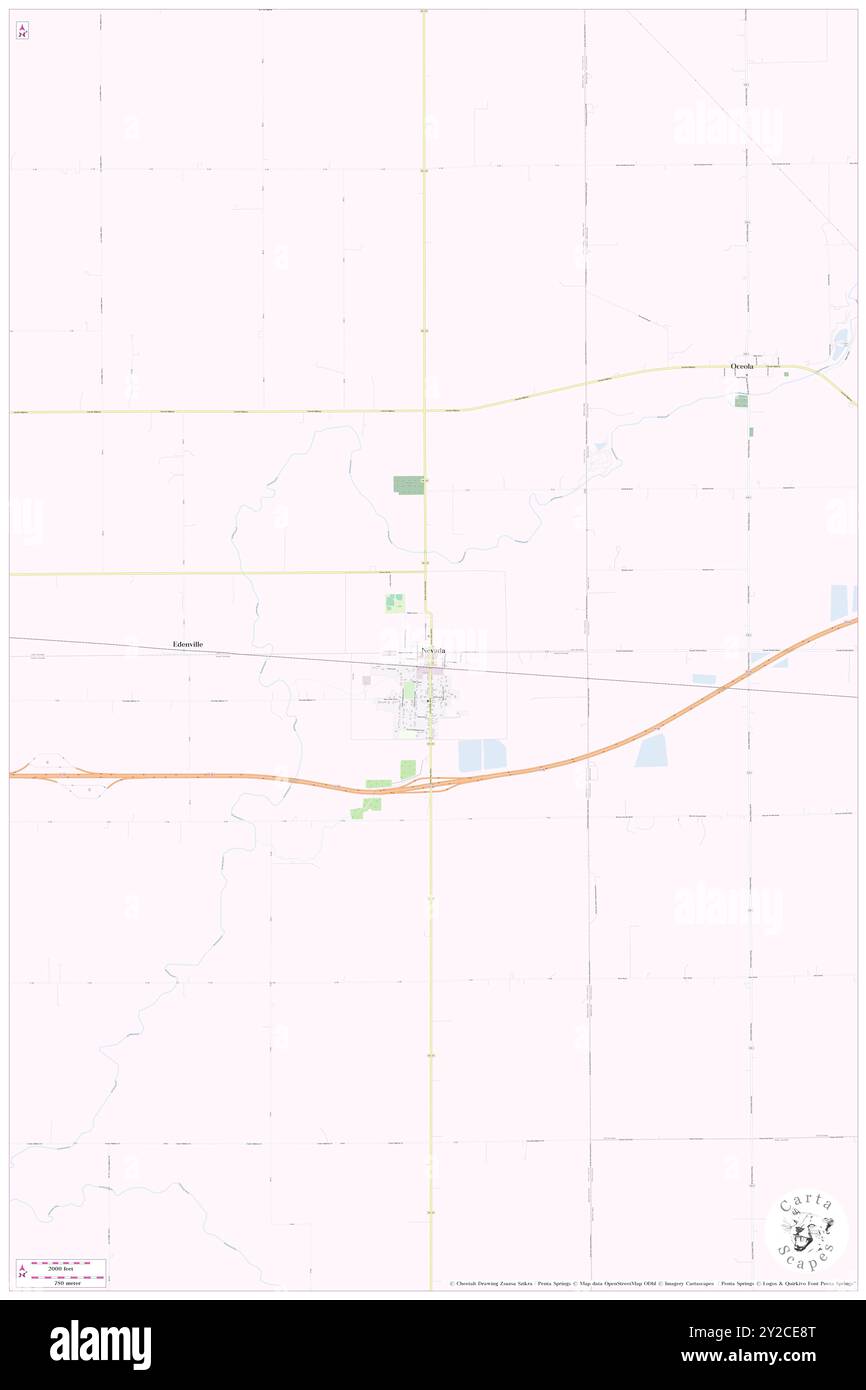 Wyandot county map hi-res stock photography and images - Alamy