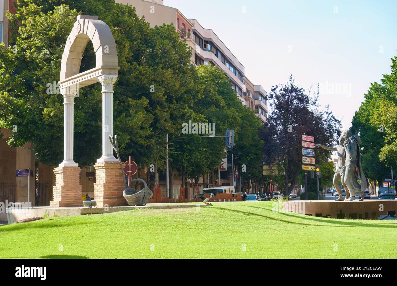 Sculpture of Saint John of God helping a sick person for the 425th ...