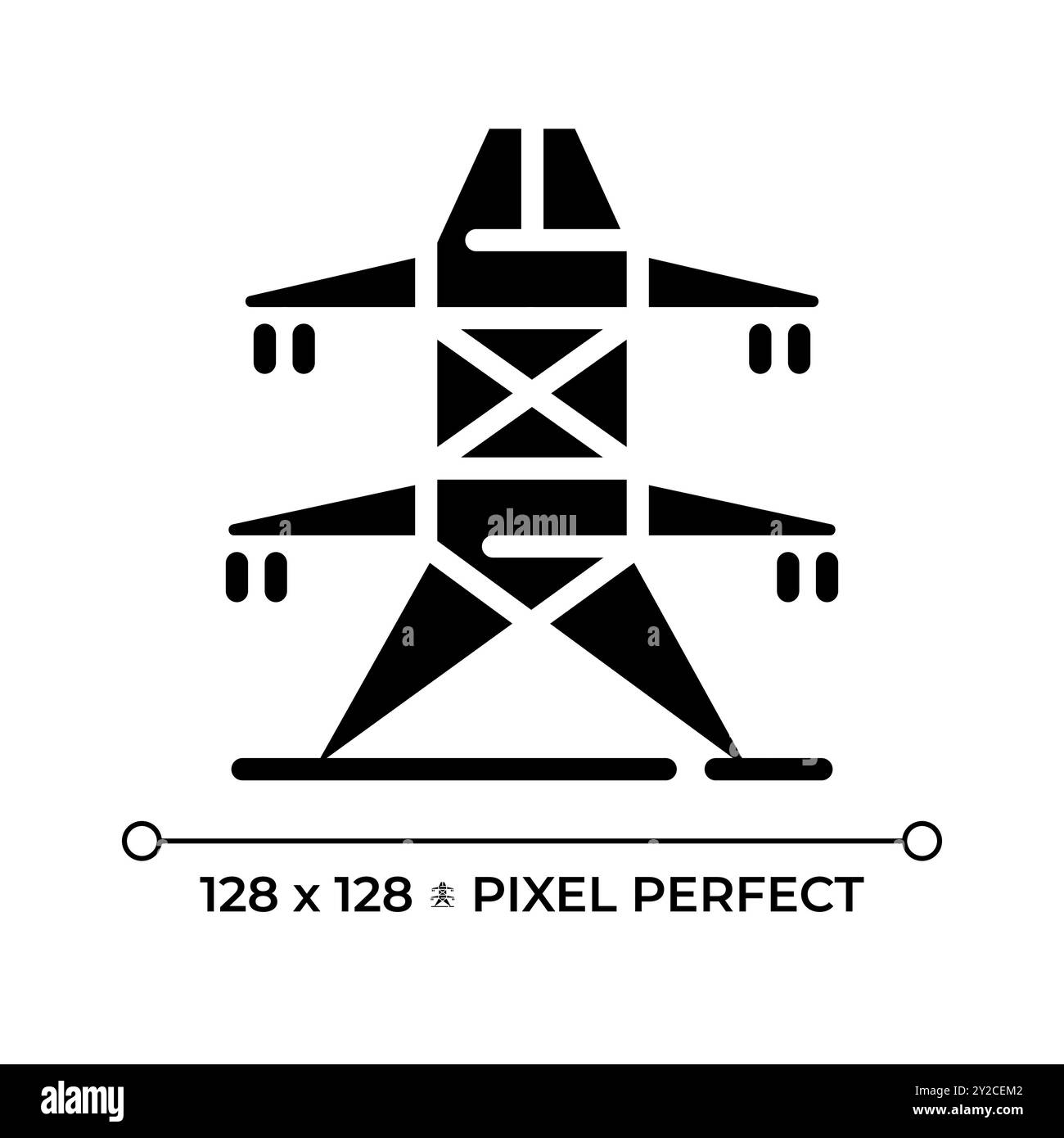 Powerline cables Stock Vector Images - Alamy
