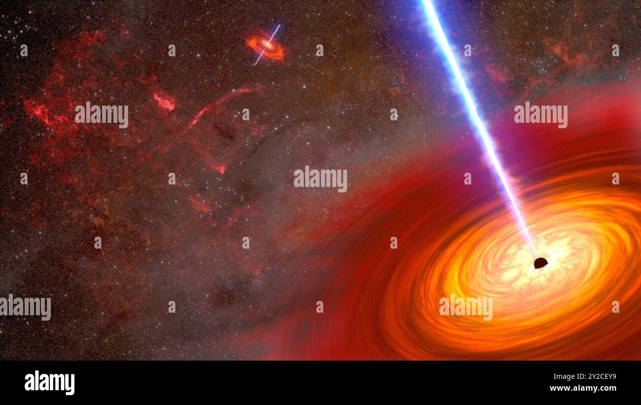OUTER SPACE - june 2024 - This artist concept is based on data obtained ...
