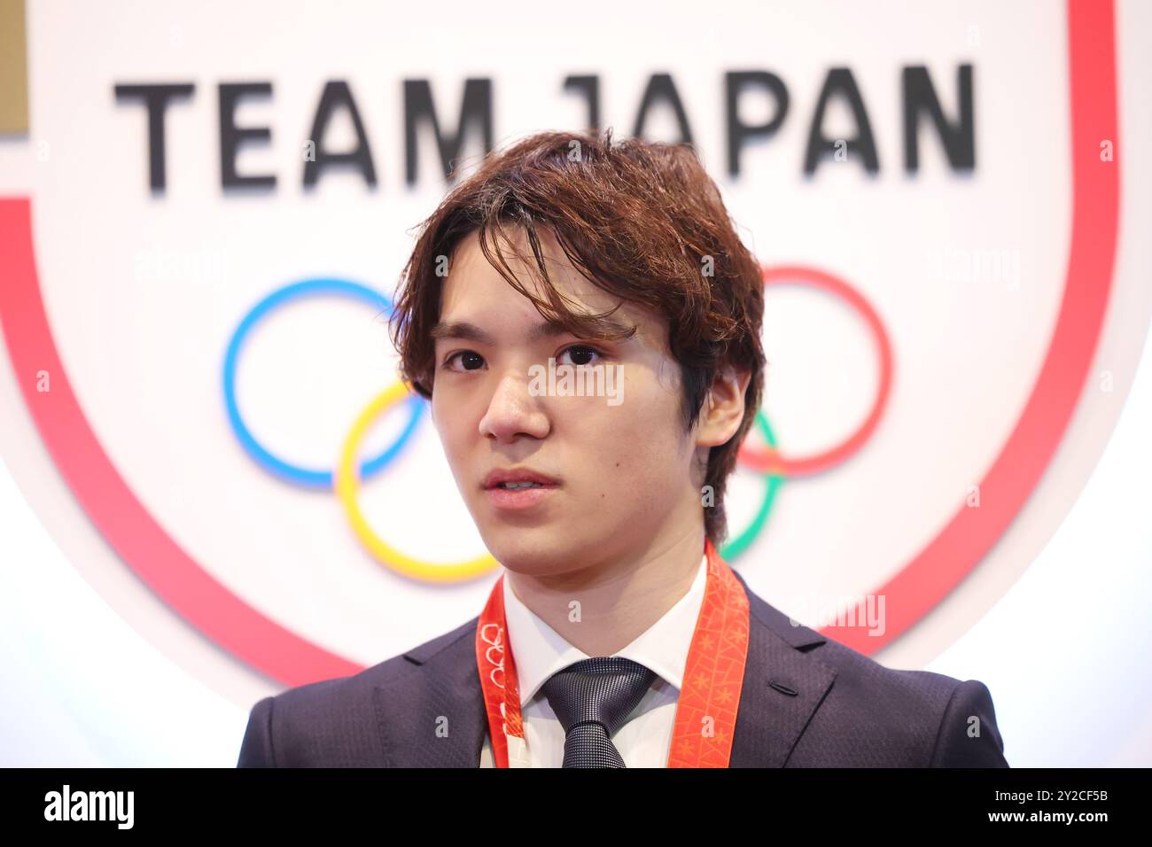 Shoma Uno (JPN), SEPTEMBER 10, 2024 : Shoma Uno attends the medal allocation ceremony for the ...