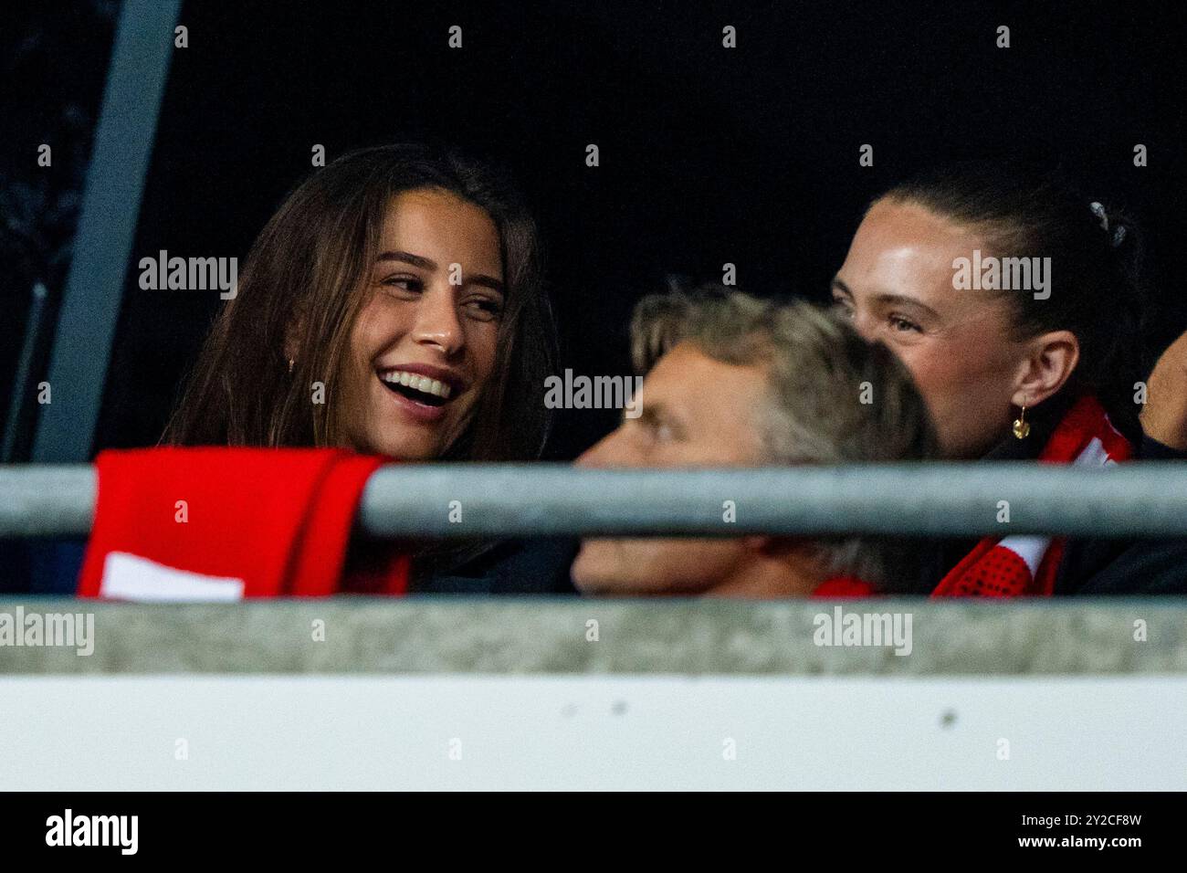 Oslo 20240909. Isabel Haugseng Johansen, the girlfriend of Erling Braut ...