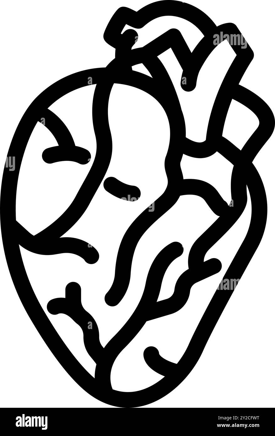 bypass surgery surgery line icon vector illustration Stock Vector Image ...