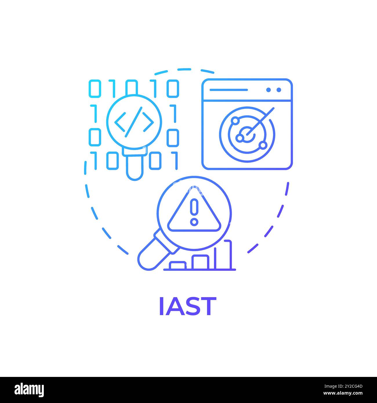 Security testing concept icon Stock Vector Images - Alamy